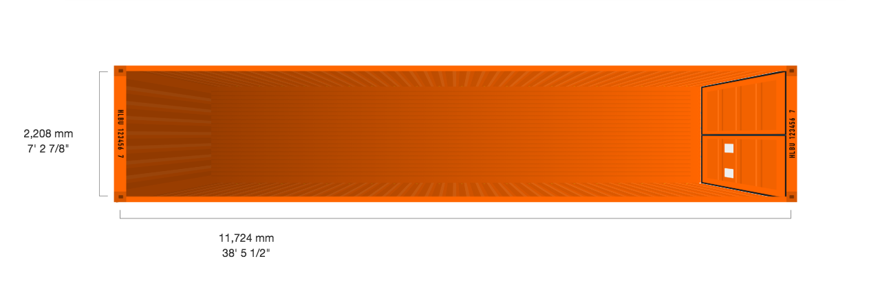 40' Hardtop - Hapag-Lloyd