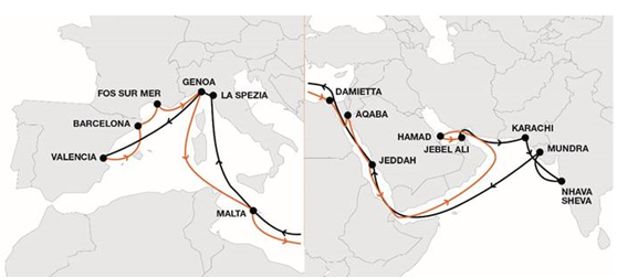Enhanced service network - New rotation of IMX service Covering ...