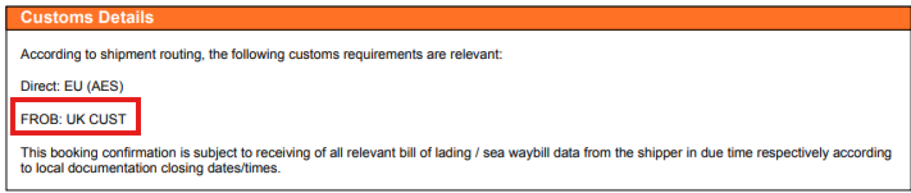 Important Reminder: Advanced UK S&S GB Declarations Required for EU ...