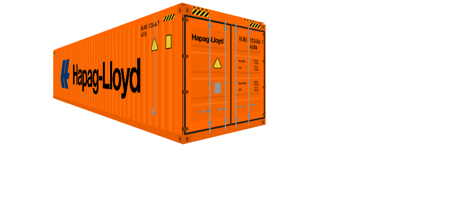 40' Hardtop High Cube - Hapag-Lloyd