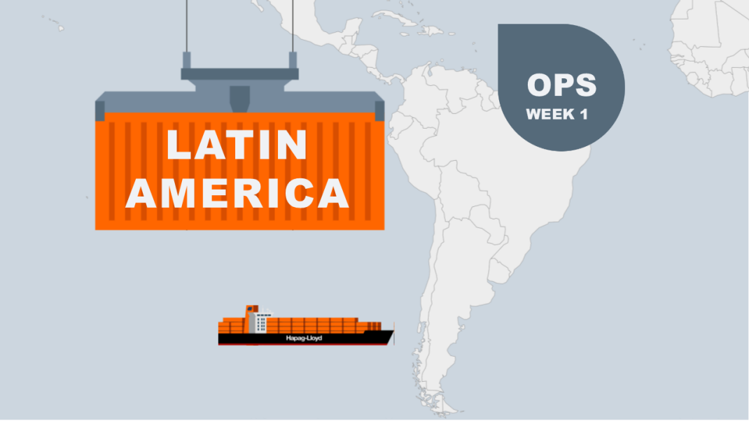Latin America Operational Insights - Week 1 - Hapag-Lloyd