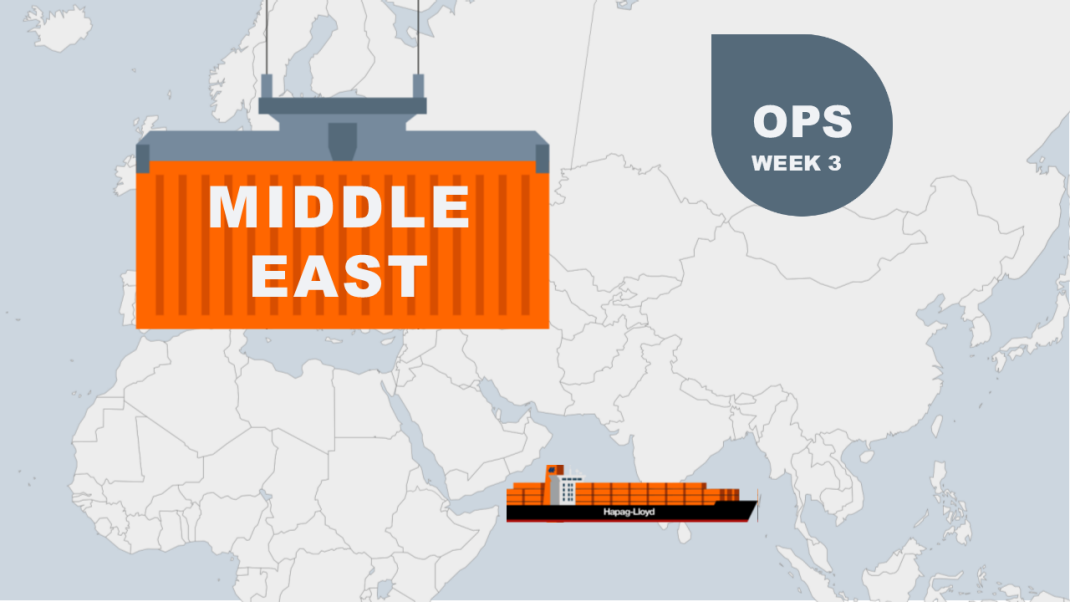 Middle East Operational Updates - Week 3 - Hapag-Lloyd