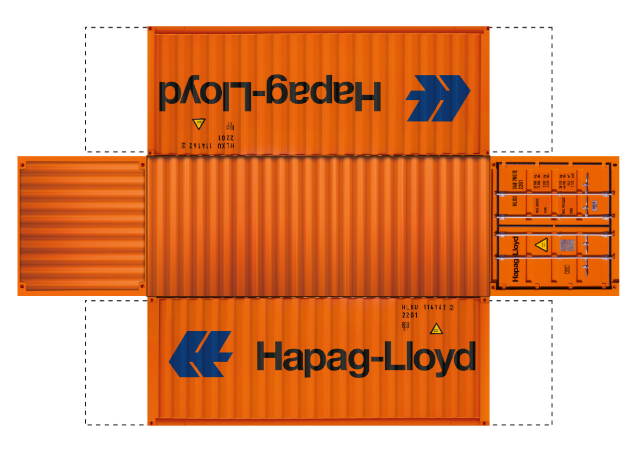 Fold your own Hapag-Lloyd container - Hapag-Lloyd