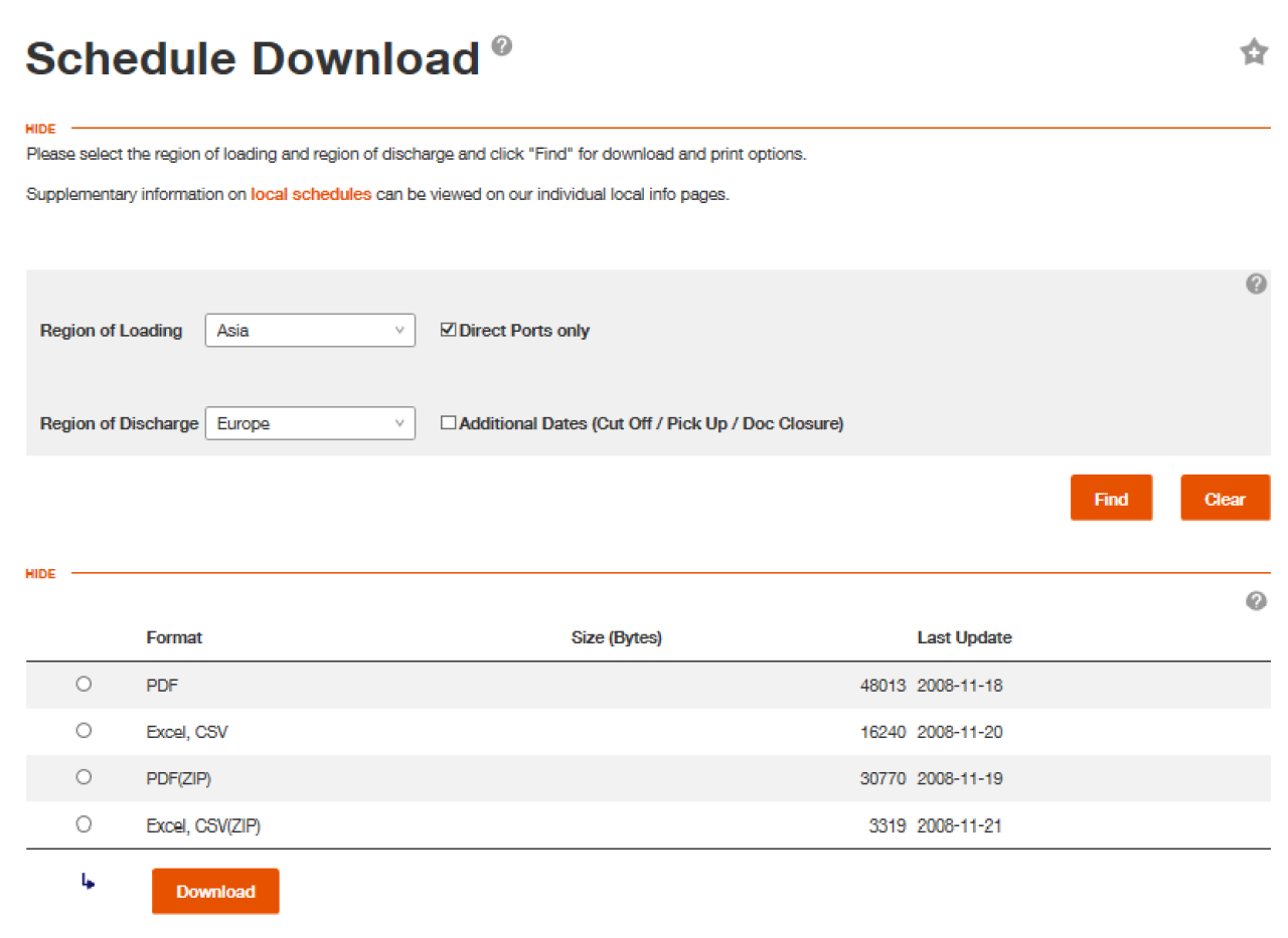 User Guide: Download - Hapag-Lloyd