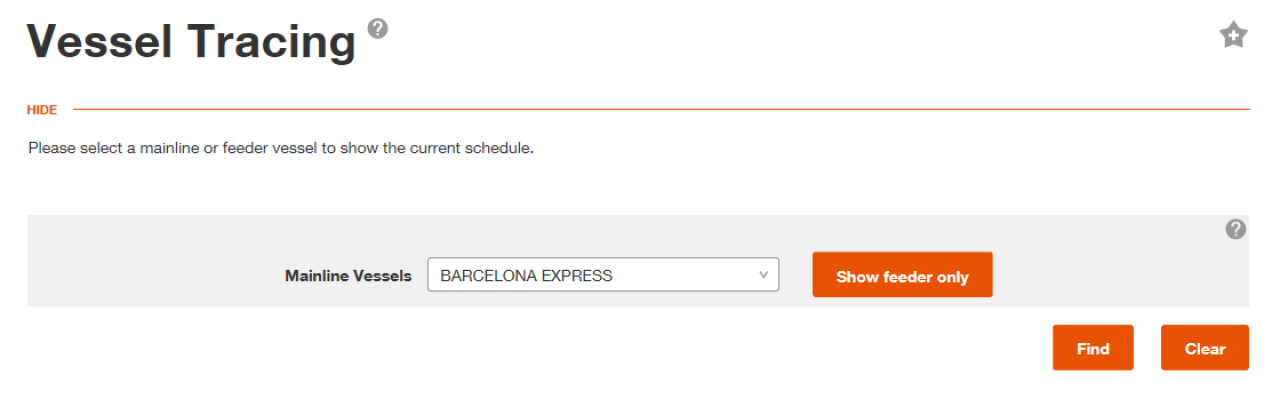 User Guide: Vessel Tracing - Hapag-Lloyd