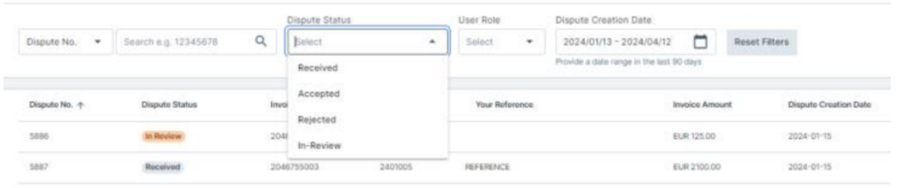 User Guide: Invoice Dispute - Hapag-Lloyd
