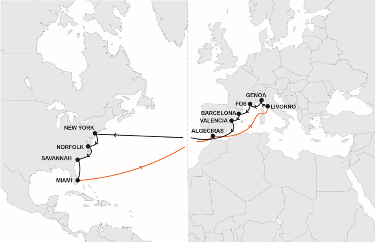 Port Call Change of Atlantic Loop 6 (AL6) - Hapag-Lloyd