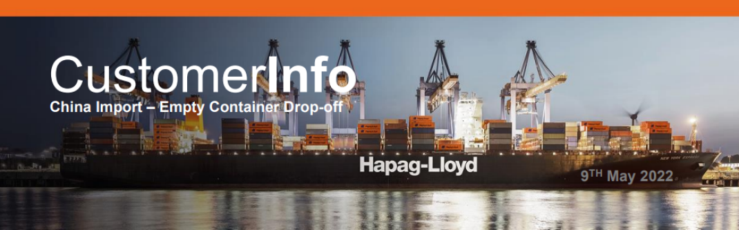 "No SI - No Load" Policy - Hapag-Lloyd