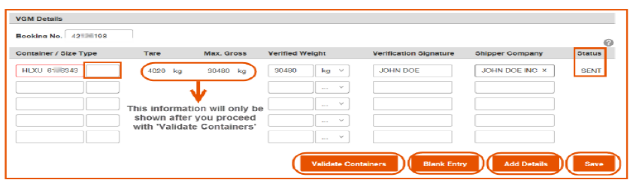 How can I submit VGM ? - Hapag-Lloyd