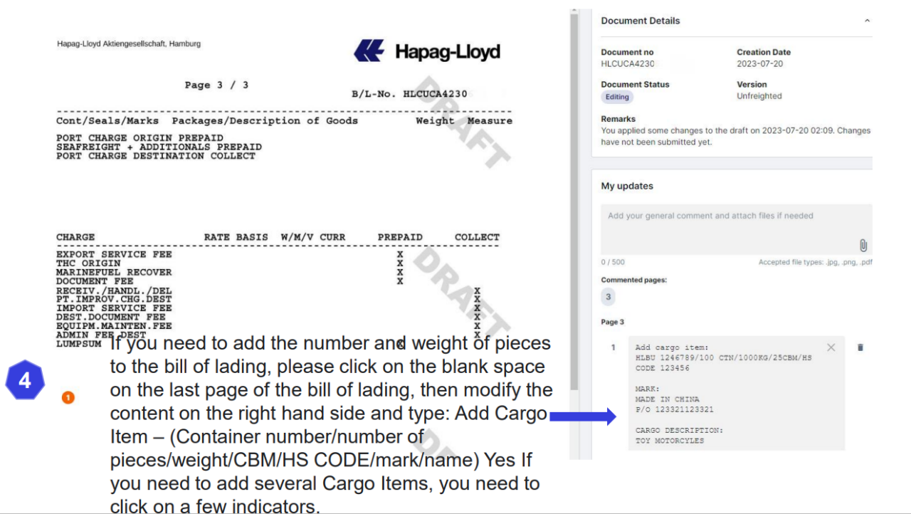 BLDC online - Guidelines - Hapag-Lloyd