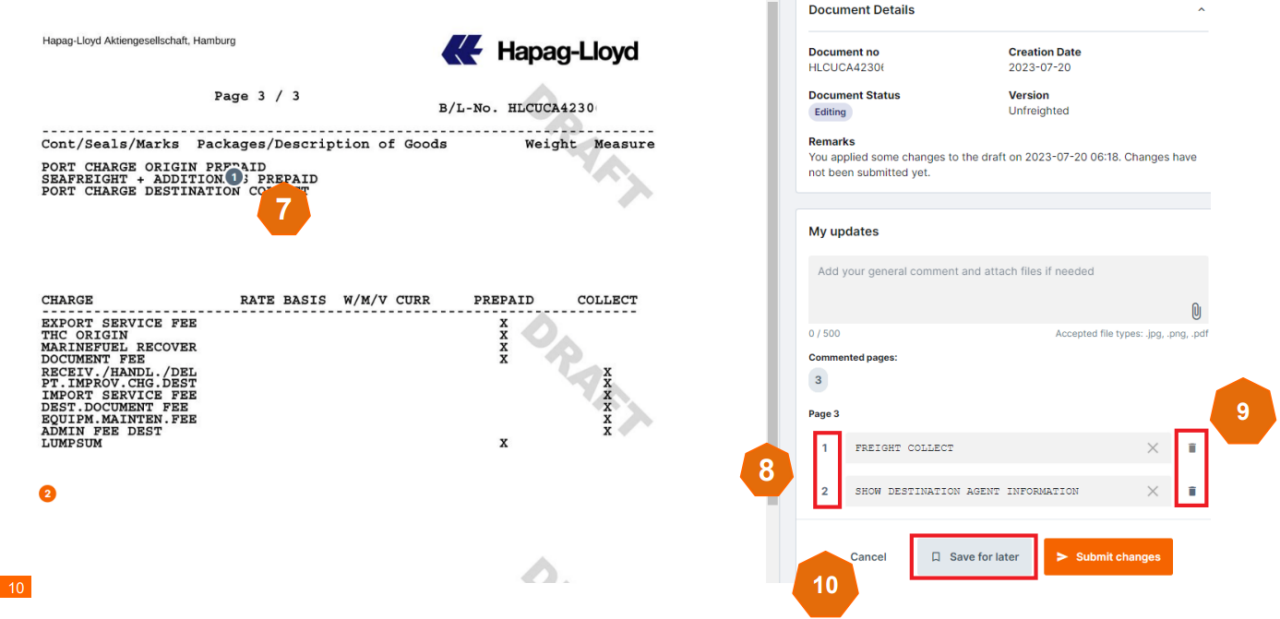 BLDC online - Guidelines - Hapag-Lloyd