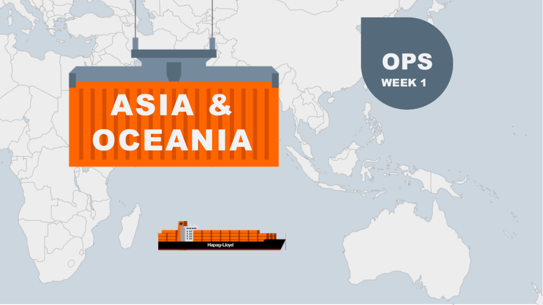 Asia & Oceania Operational Insights Week 1 - Hapag-Lloyd